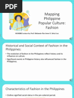Evolution of Fashion in the Philippines | PDF | Clothing | Fashion