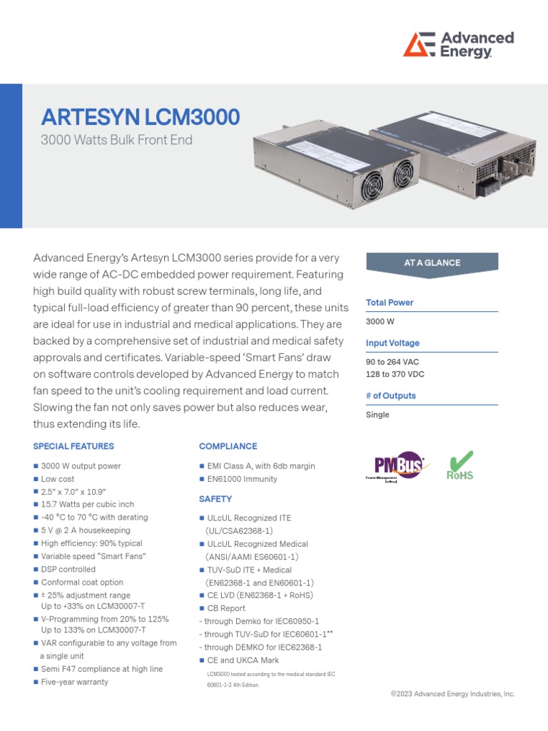 LCM 3000 | PDF | Power Supply | Alternating Current