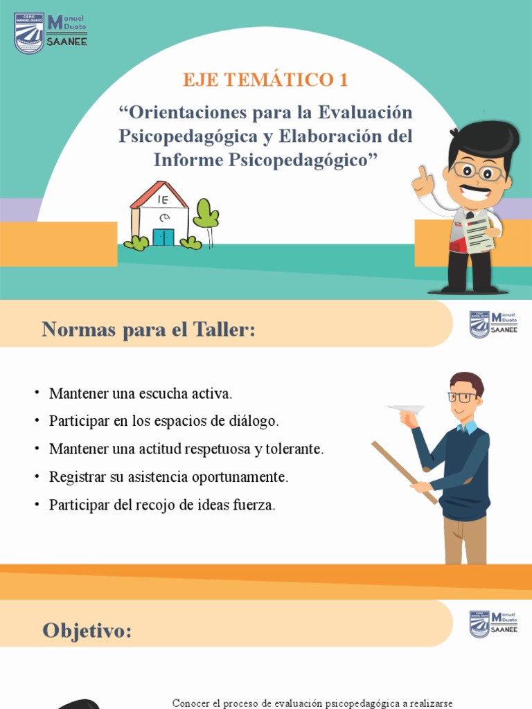 4. EJE 1 Evaluación Psicopedagógica e Informe Psicopedagógico 2023 | PDF | Evaluación | Aprendizaje