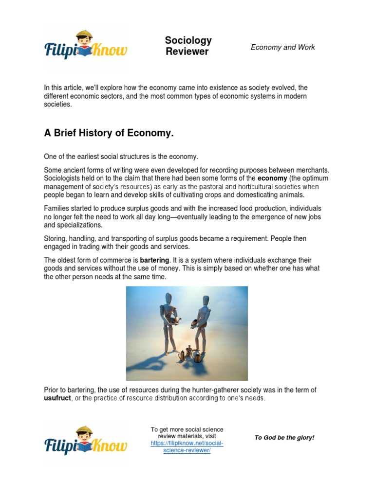 Economy and Work | PDF | Economic System | Capitalism