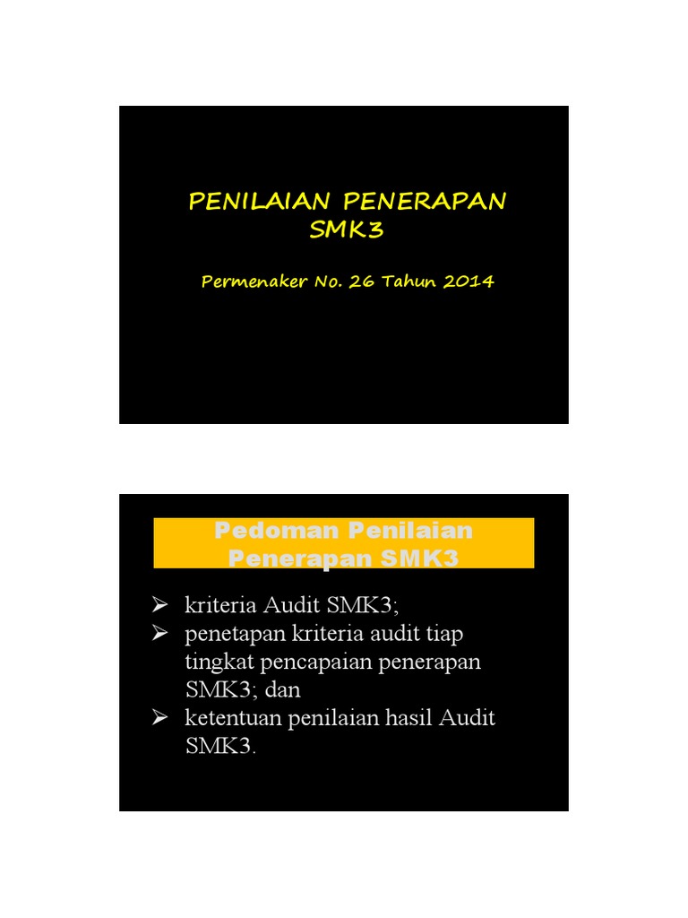 Bahan Audit (Permen 262014) | PDF