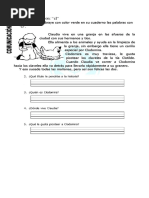 Cuadernillo Comprension Lectora Tercer Grado Gratis Elprofe20 | PDF
