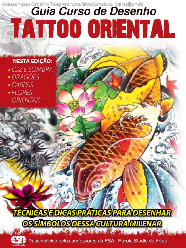 Guia Curso De Desenho Tattoo Oriental Abril 2021 Pdf