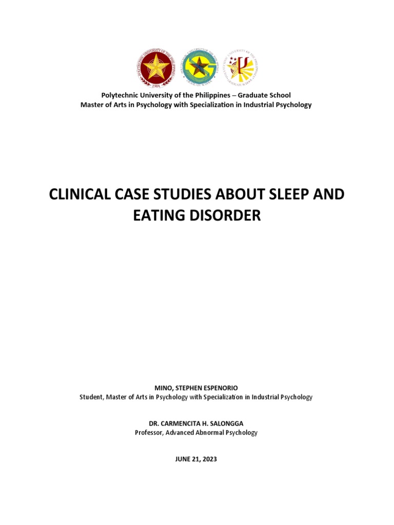 Case Studies on Bulimia and Anorexia | PDF | Bulimia Nervosa | Anorexia ...