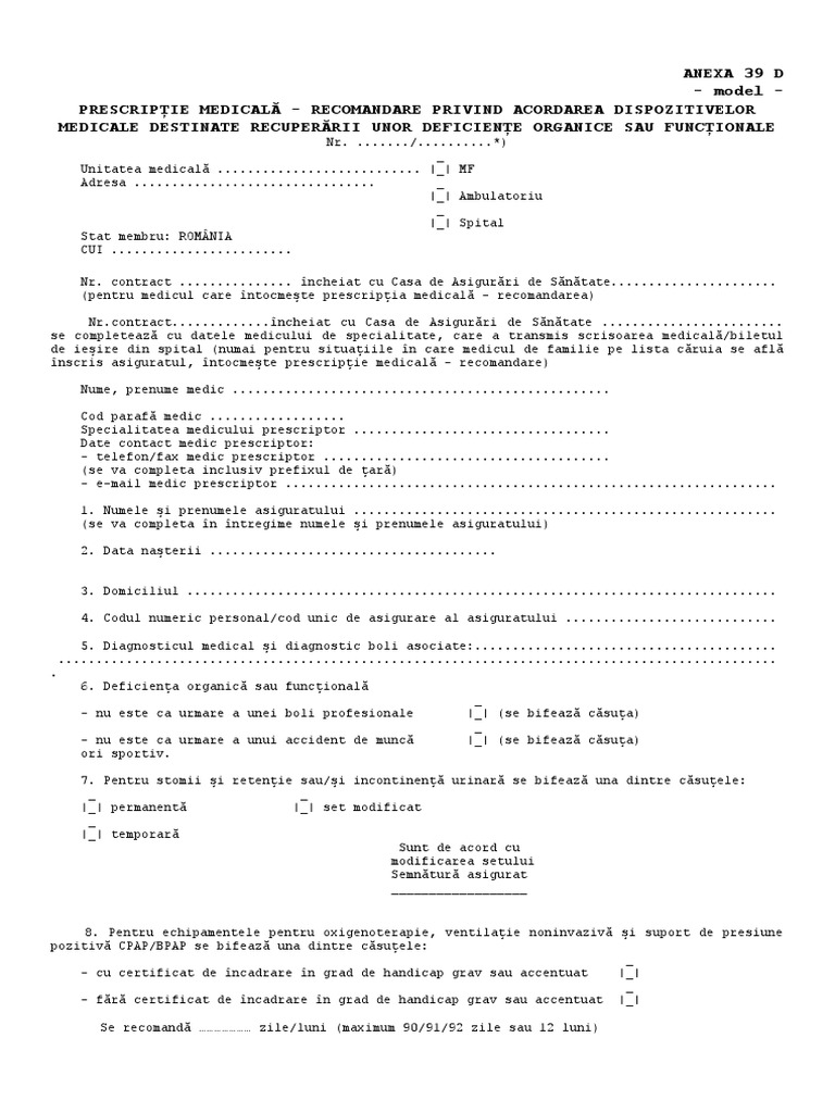 ANEXA - 39 D - Modif - 15 - 11 - 2022 | PDF
