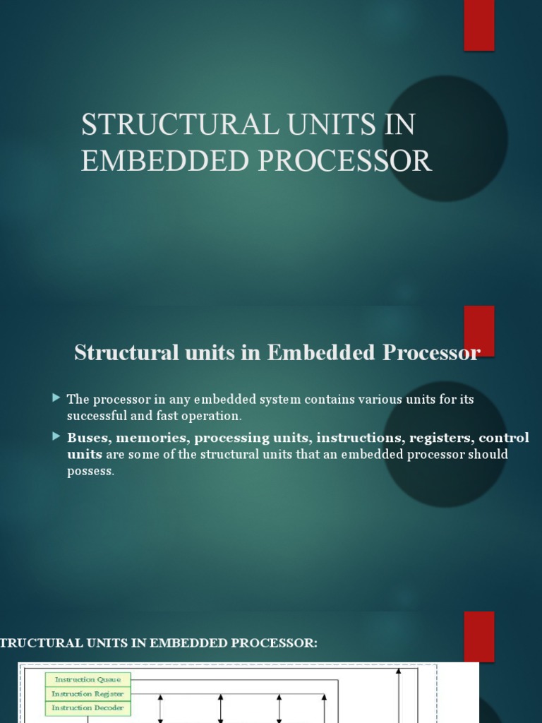 structural units in embedded processor | PDF | Central Processing Unit ...