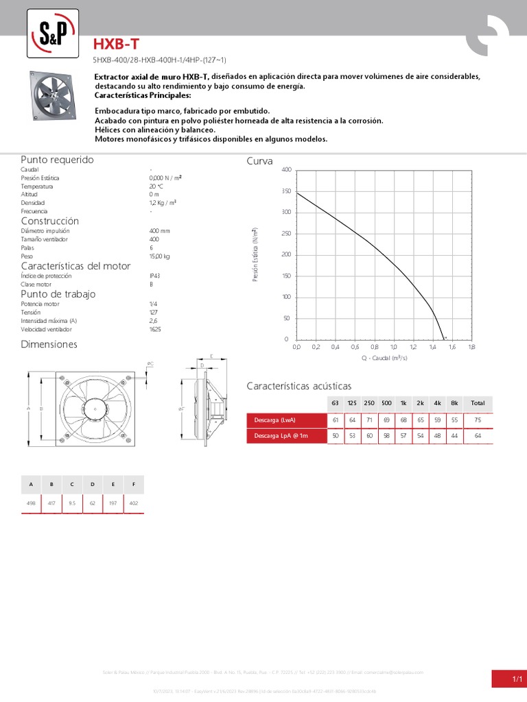 HXB-T: Punto Requerido Curva | PDF | Metrología | Cantidad