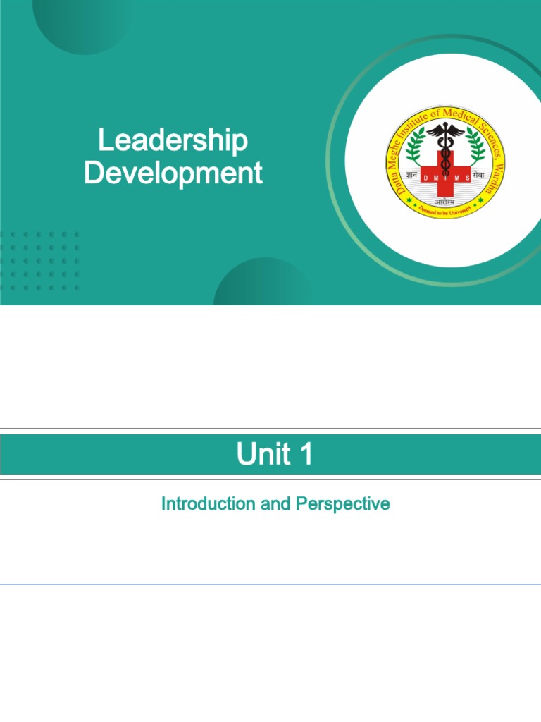 DM LD U1 PPT 1 | PDF | Leadership | Emotions