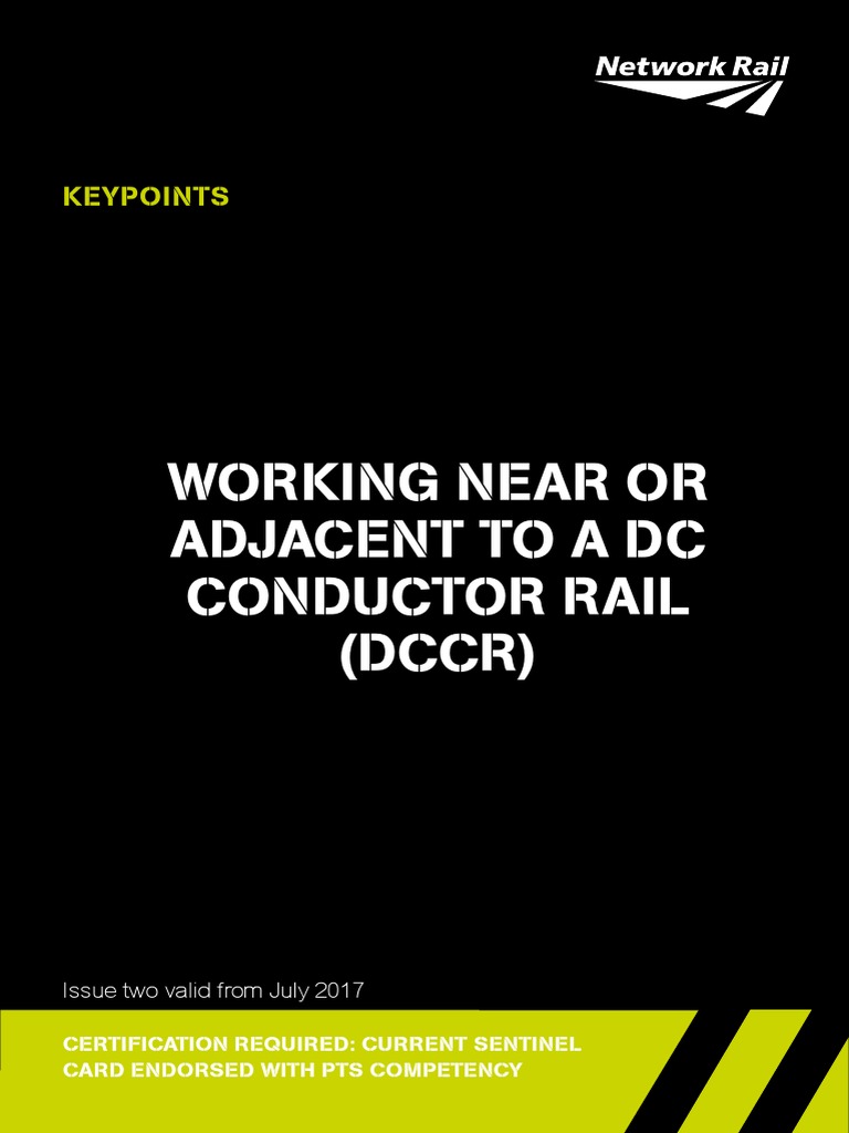DCCR Working Near or Adjacent To Conductor Rail | PDF | Insulator ...