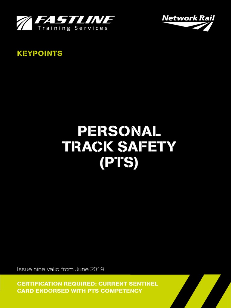 PTS Personal Trak Safety Keypoint Card 2019 Iss9 | PDF | Rail Transport ...