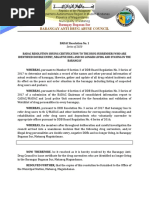 Barangay Disaster Risk Reduction & Management (BDRRM) Plan 2025 | PDF ...