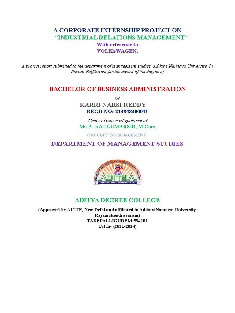 Cip Narsi Reddy | PDF | Industrial Relations | Economies