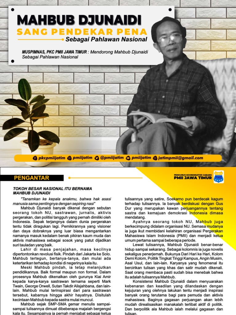 Booklet Mahbub Djunaidi | PDF