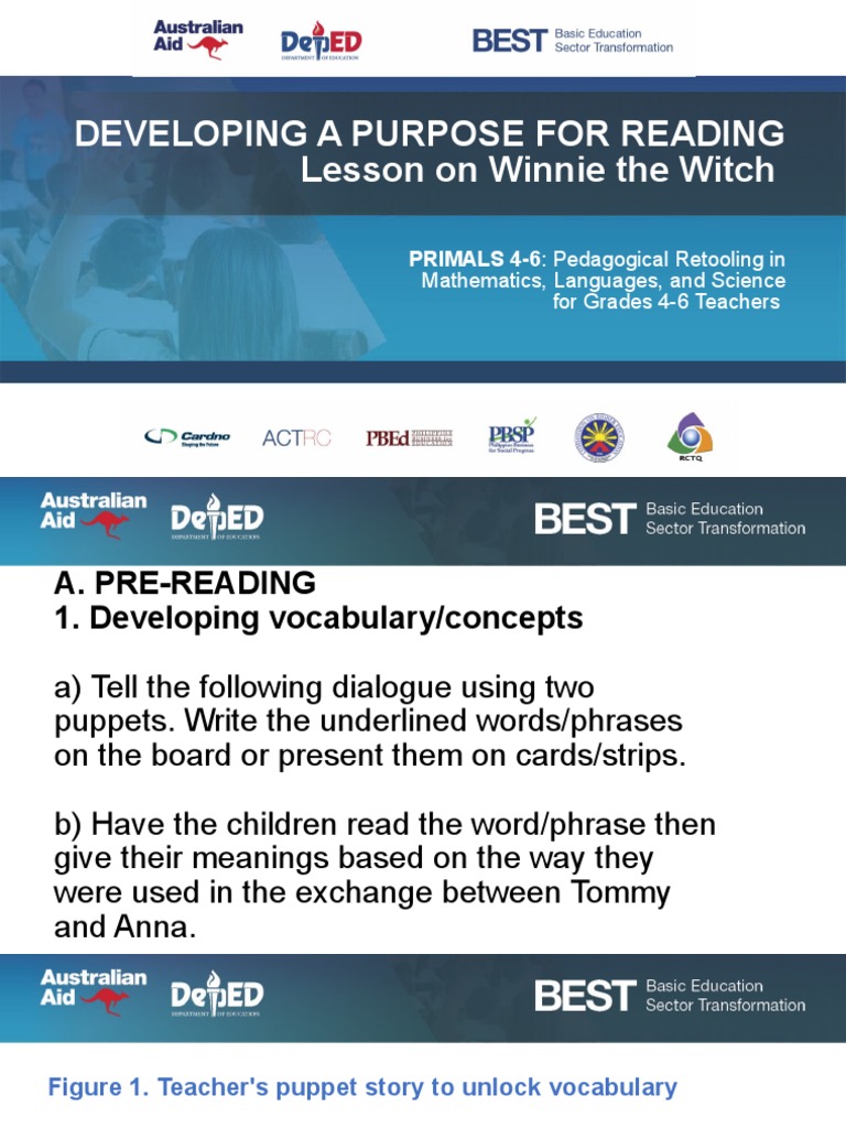 8.0 Beth Powerpoint On Developing Purposes On Reading For INSET 2023 ...