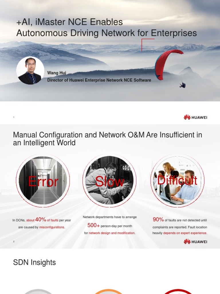 +ai, Imaster Nce Enables Autonomous Driving Network For Enterprises | PDF | Computer Network ...