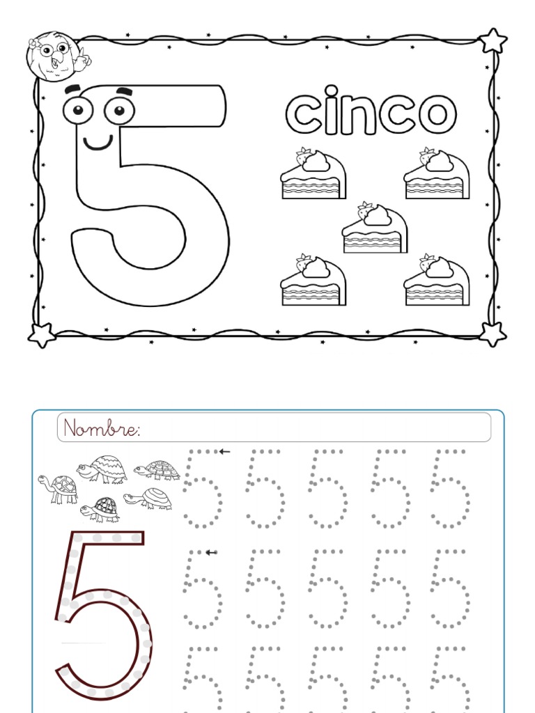 Fichas Del Numero 5 | PDF