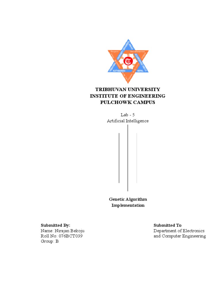Genetic Algorithm Lab Report | PDF | Genetic Algorithm | Natural Selection