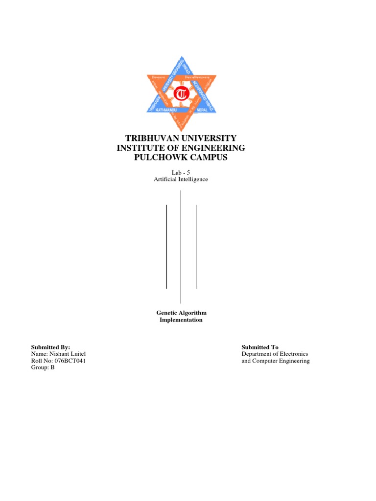076bct041 AI Lab5 | PDF | Genetic Algorithm | Natural Selection