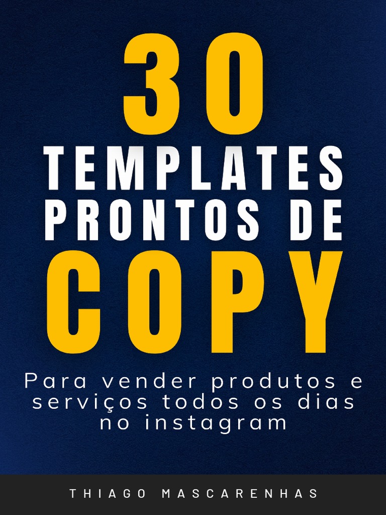 30-Modelos de | PDF | Marketing | Empreendedorismo