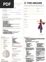 Masks - Character Sheet | PDF