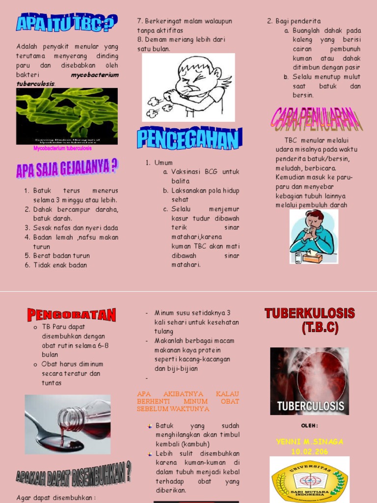 Leaflet TB Paru | PDF