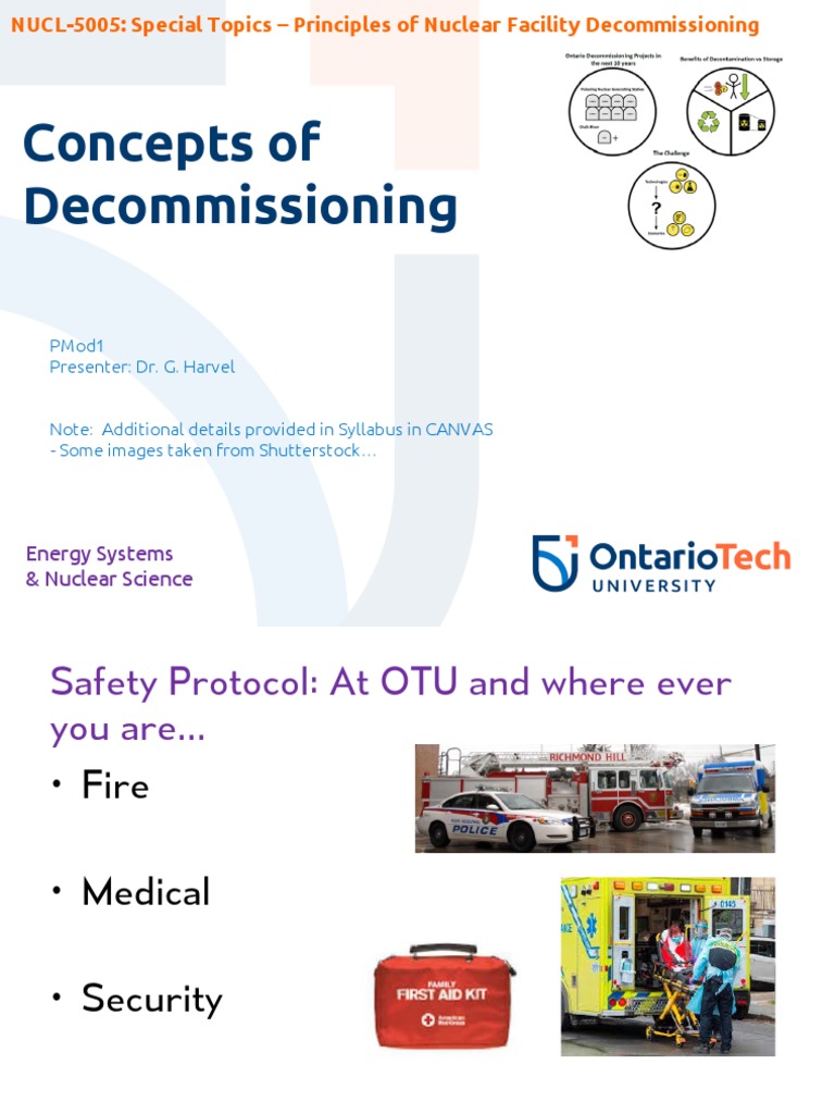 N5005-PMod1-Concepts of Decommissioning-2021 | PDF | Radioactive Waste ...
