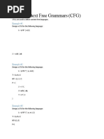 CFG to CNF Conversion Examples | PDF | Teaching Methods & Materials