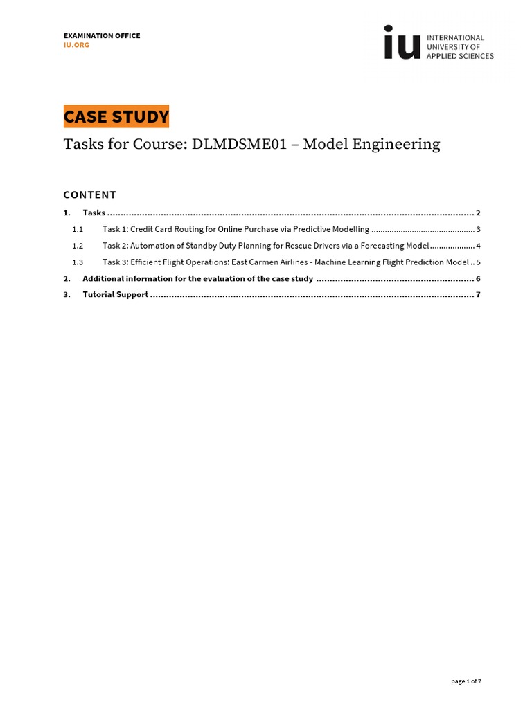 Task - Case Study - DLMDSME01 | PDF | Data Analysis | Data