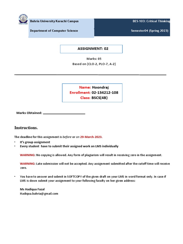 Ass 2 | PDF | Water Conservation | Water