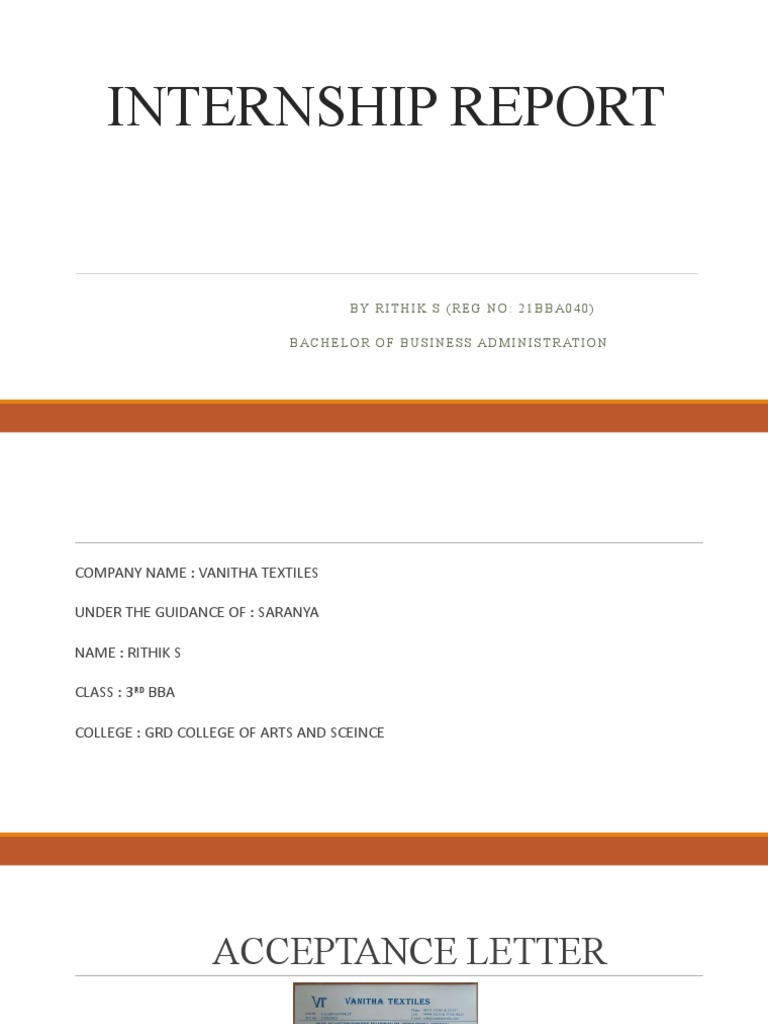 Internship Report | PDF | Spinning (Textiles) | Textile Manufacturing