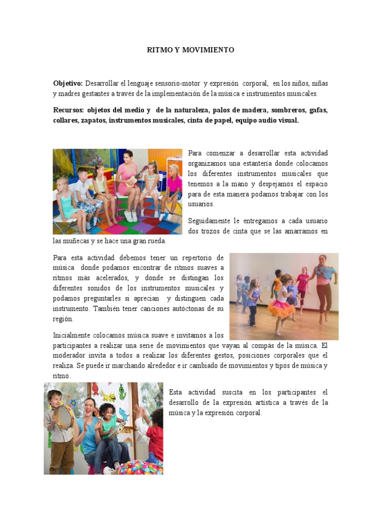 Ritmo y Movimiento | PDF