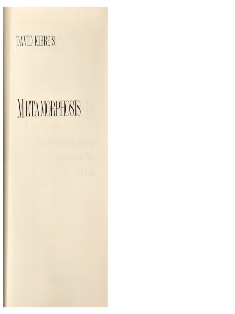 David Kibbe - David Kibbe's Metamorphosis - Discover Your Image Identity and Dazzle As Only YOU ...