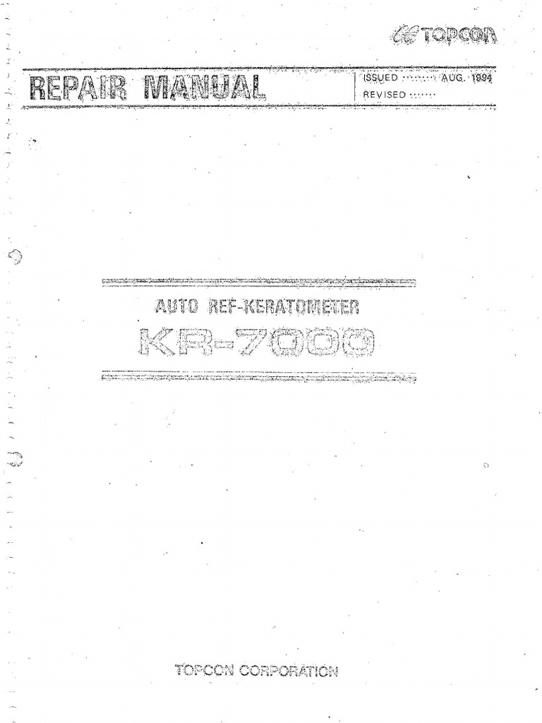 KR-7000 SM | PDF