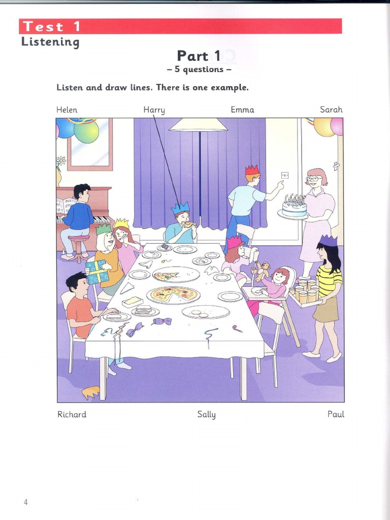 Flyers 8. Test 1 | PDF