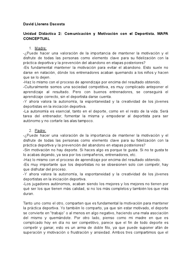 David Llorens Dacosta Unidad Didáctica 2: Comunicación y Motivación Con ...
