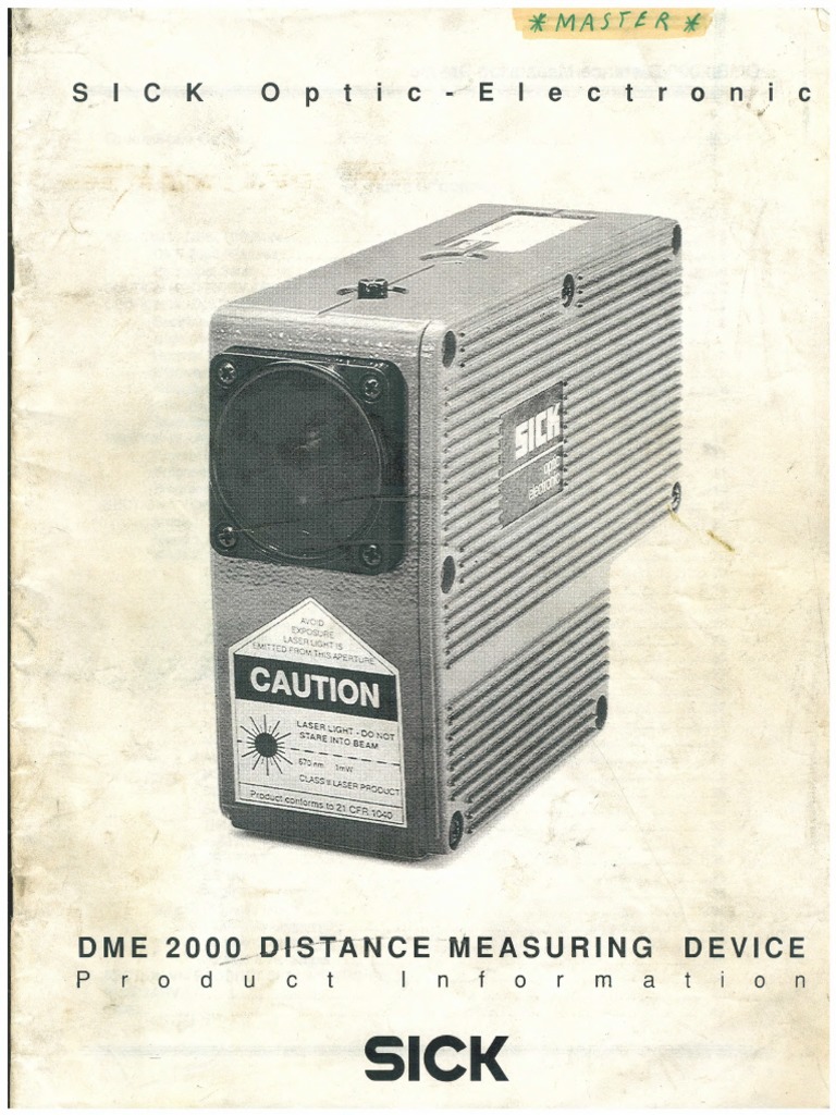 DME2000 Laser Master Manual | PDF