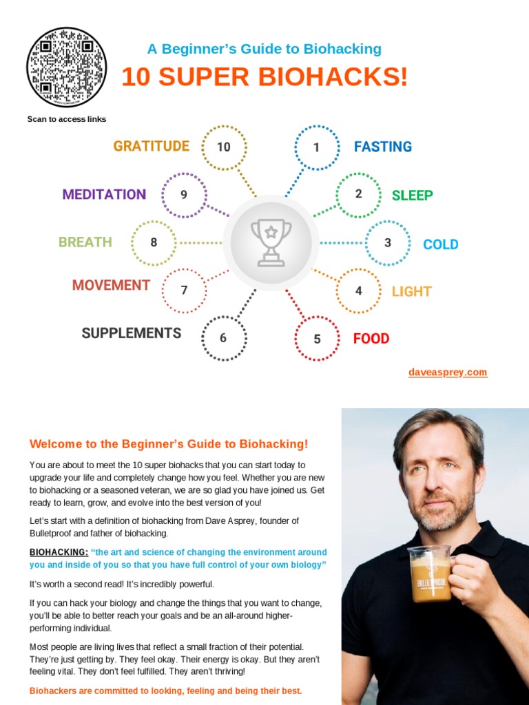 A Beginner's Guide To Biohacking Digital | PDF | Sleep | Dietary ...