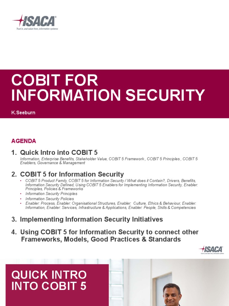 Cobit INFOSEC | PDF | Information Security | Computer Security