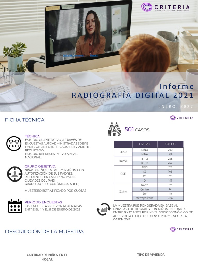 Informe Radiografía Digital VTR Enero 2022 | PDF