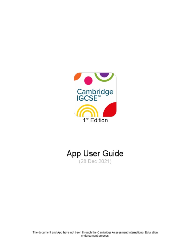 MCE Cambridge IGCSE | PDF | Online And Offline | Ios