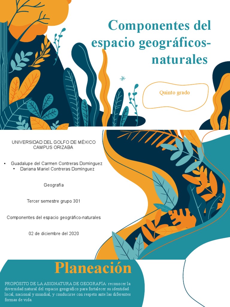 Componentes Naturales | PDF | Geografía