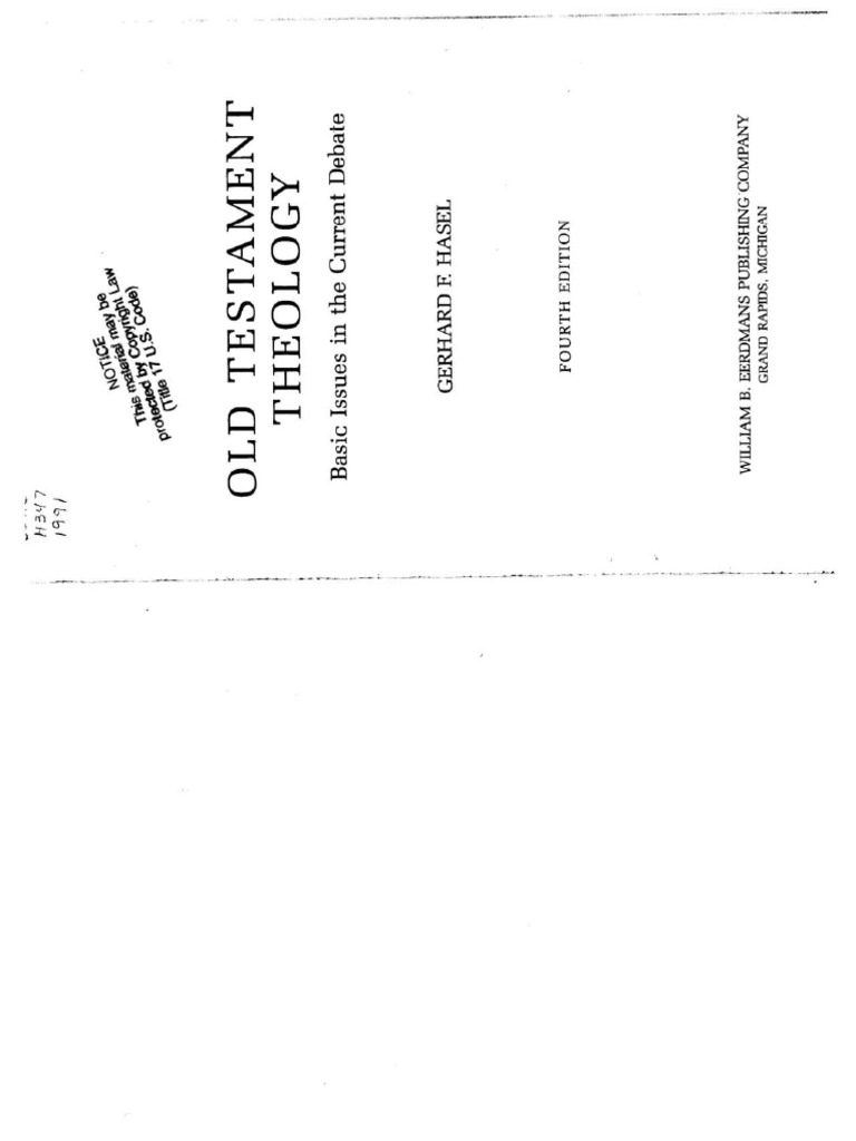 Hasel OT - Theol Ch2 | PDF