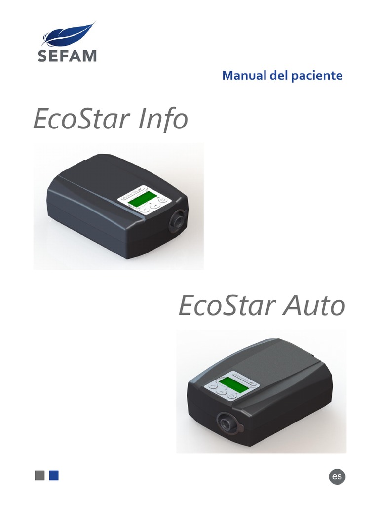 Manual del CPAP EcoStar Sefam | PDF | Módem | USB
