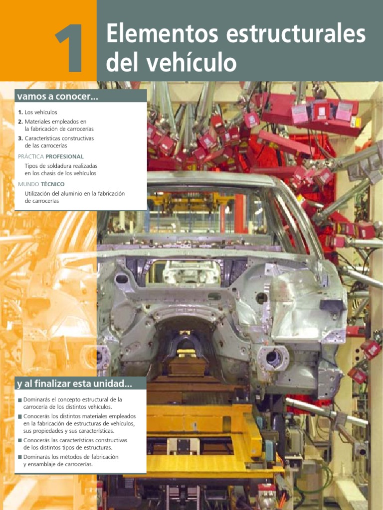 Elementos Estructurales Del Vehículo | PDF | Acero | Deformación (ingeniería)