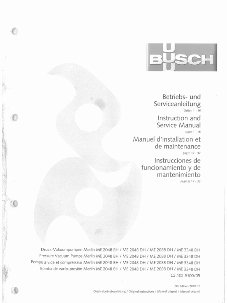 Compressor Busch | PDF