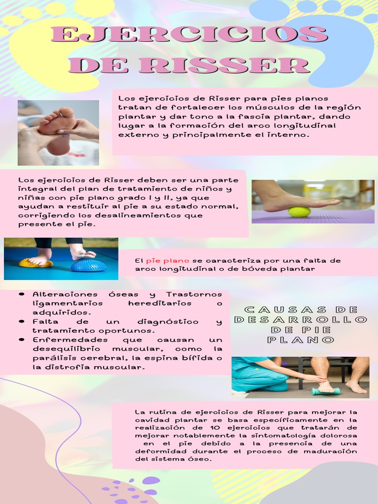 Ejercicios de Risser para Pie Plano | PDF | Pie | Epidemiología