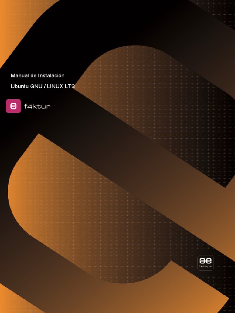 Ef4ktur Manual Instalacion Ubuntu | PDF | Distribución de Linux | Java (lenguaje de programación)