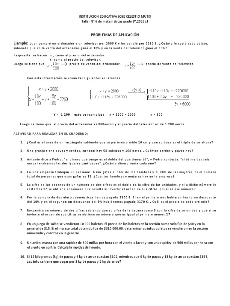 Guia n6,Mat Gr9, Peri 2, 2023 | PDF