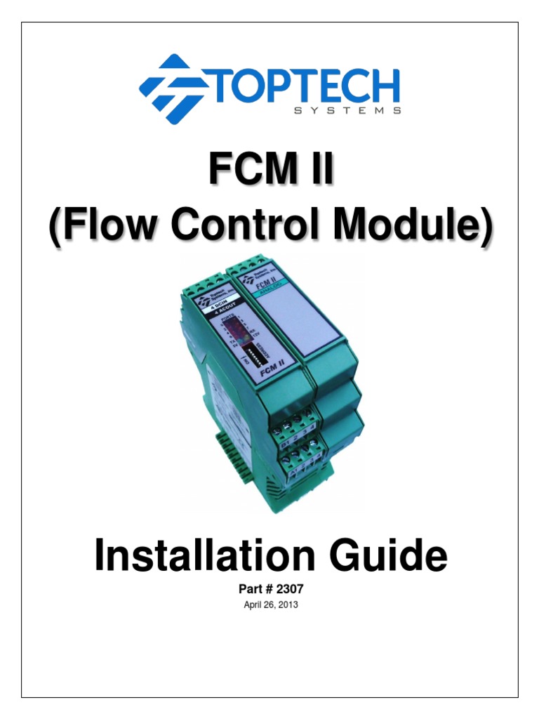 FCM2 - Installation Guide | PDF | Electrical Wiring | Relay