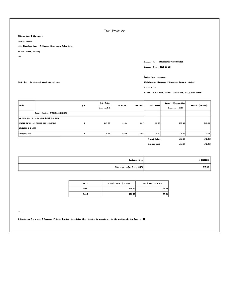 Payment | PDF | Value Added Tax | Taxes
